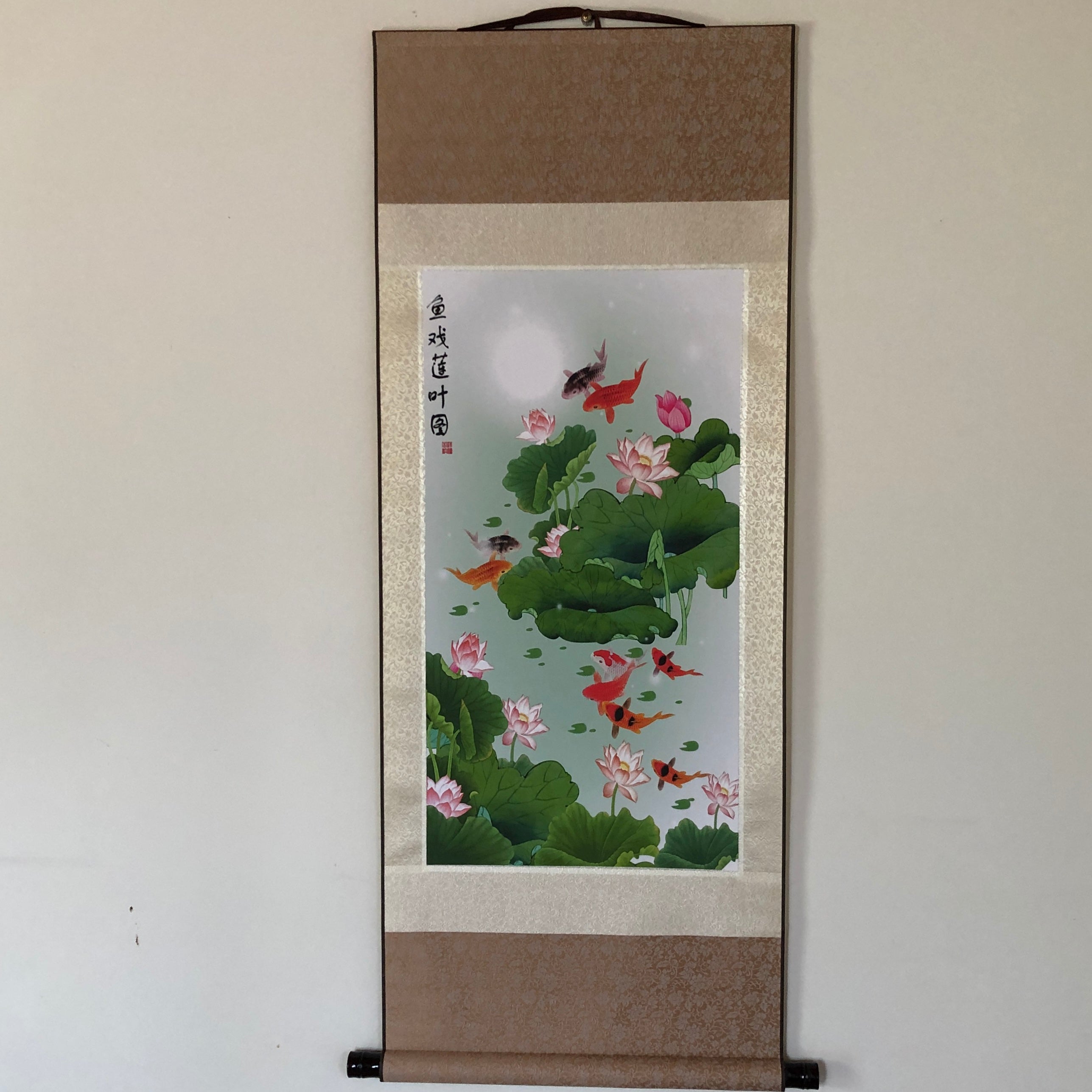 silk chinese scroll (45 x 120cm) – lanternshop