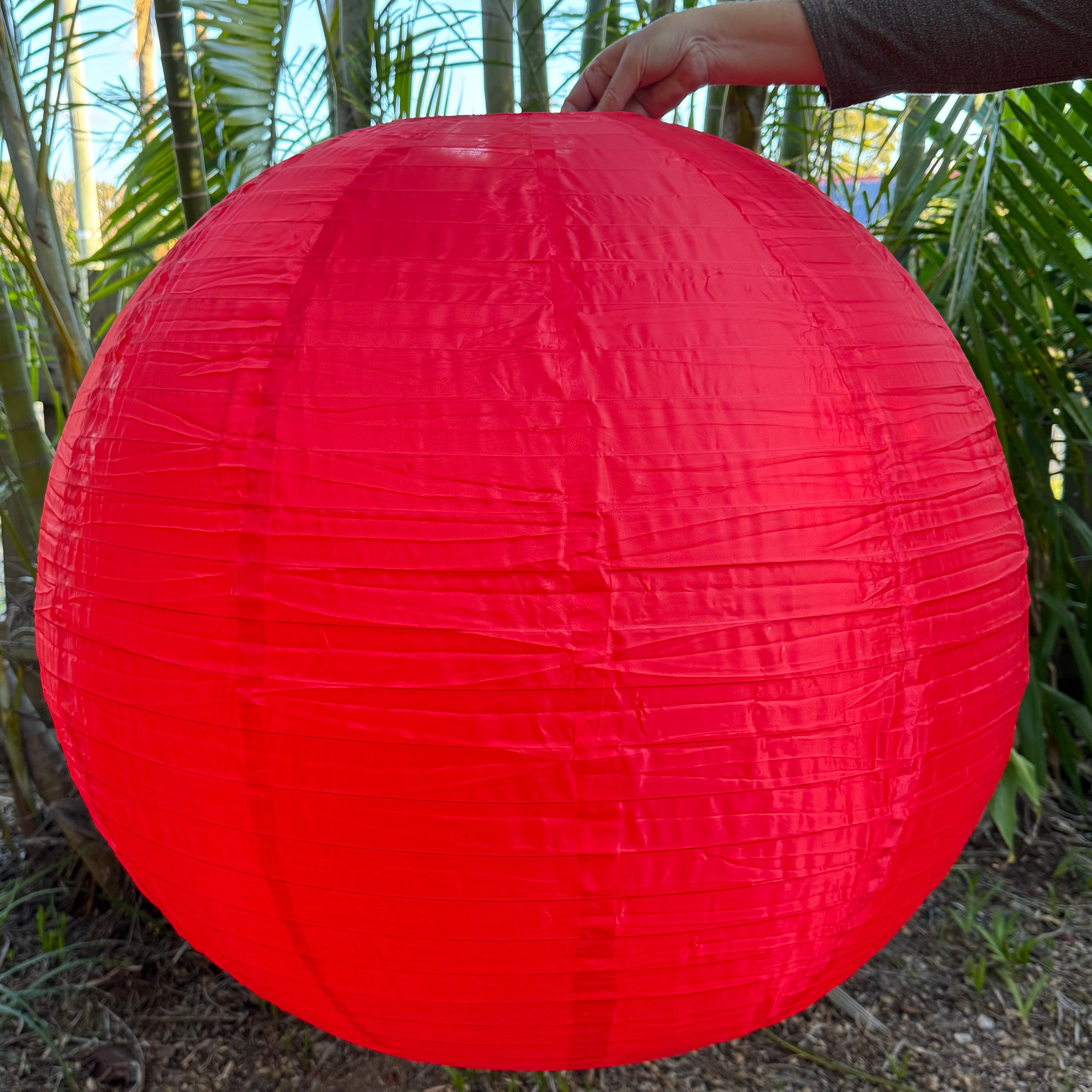 80cm Red Nylon Lantern | Big Nylon Lanterns | Lanternshop.com.au ...